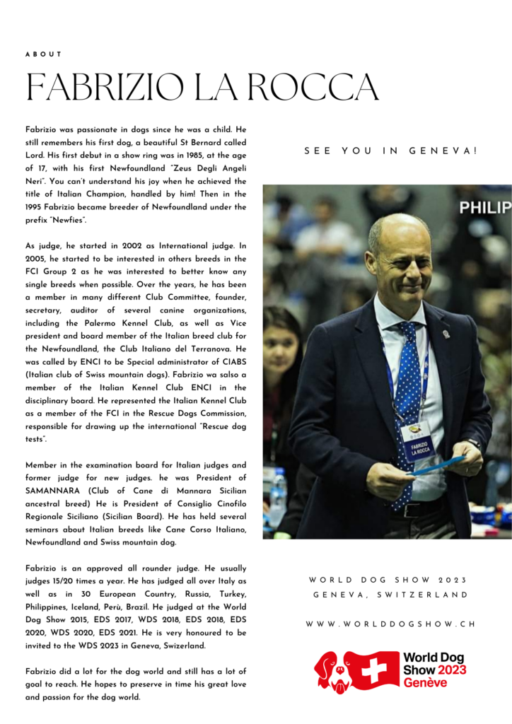 Our judges – World Dog Show